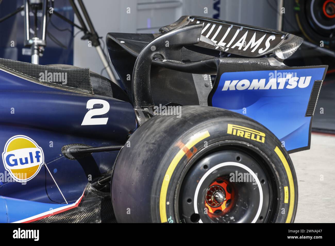 Williams Racing FW46, mechanical detail rear wing aerodynamism ...