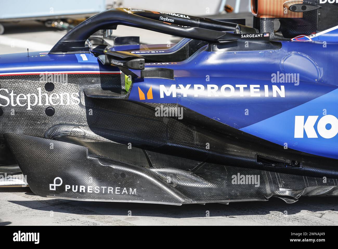 Williams Racing FW46, mechanical detail sidepod aerodynamism ...