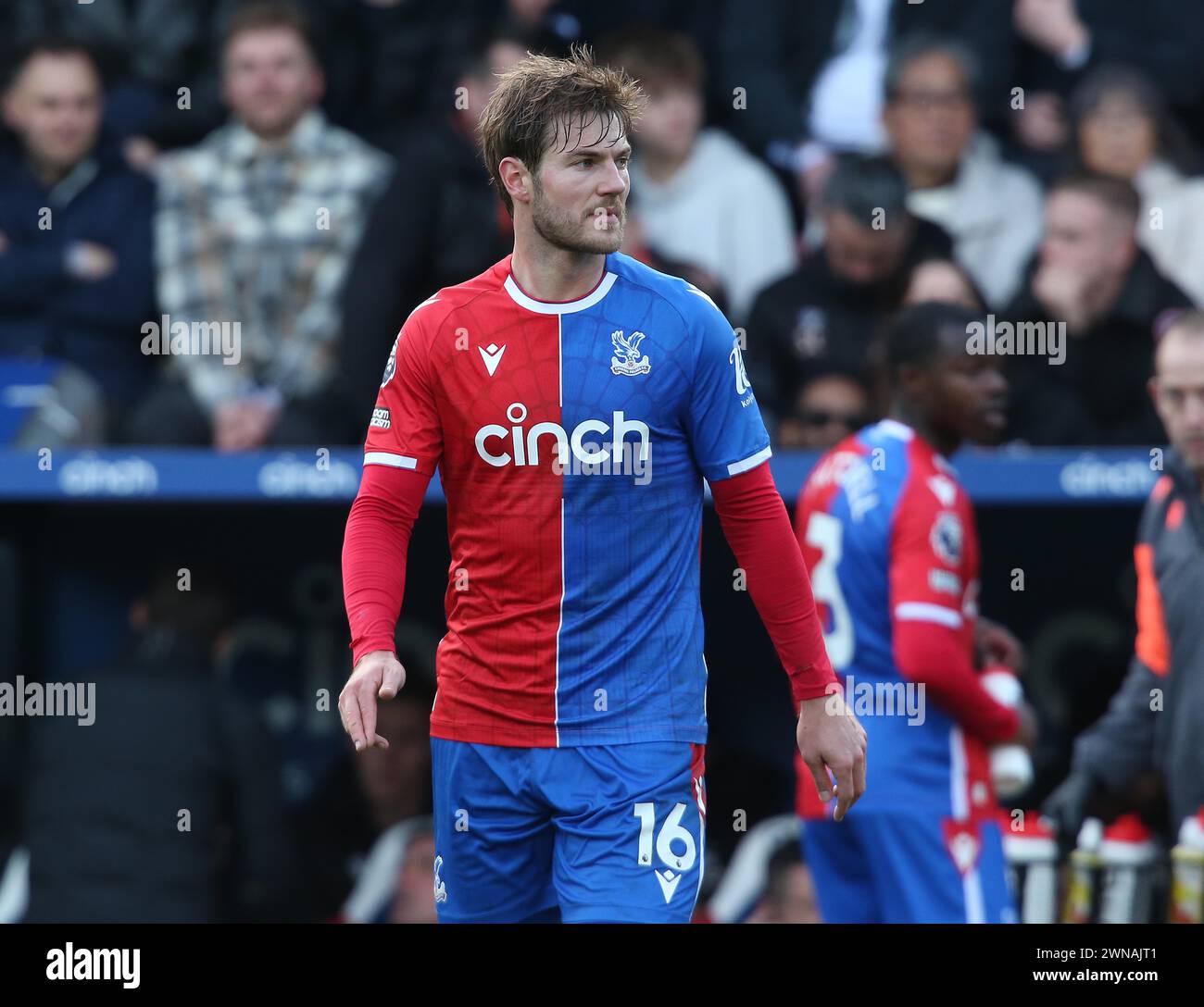Joachim Andersen of Crystal Palace. - Crystal Palace v Burnley, Premier ...