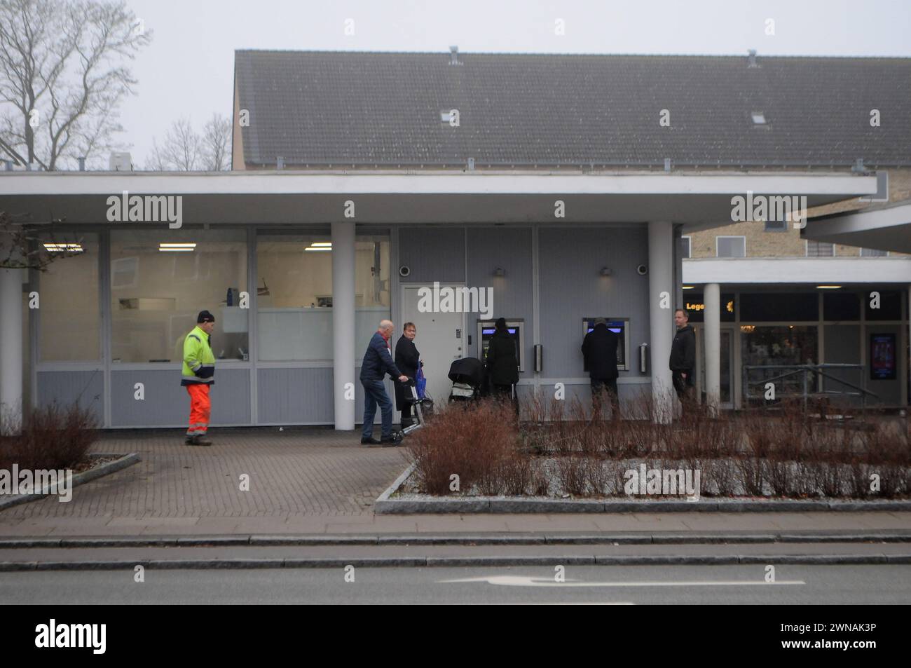 Copenhagen, Denmark /01 March 2024/Nordea bank' branch in danish ...