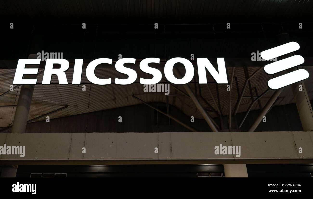 Ericsson logo hi-res stock photography and images - Alamy