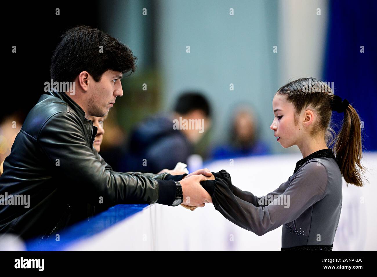 Elina GOIDINA (EST), during Junior Women Free Skating, at the ISU World ...