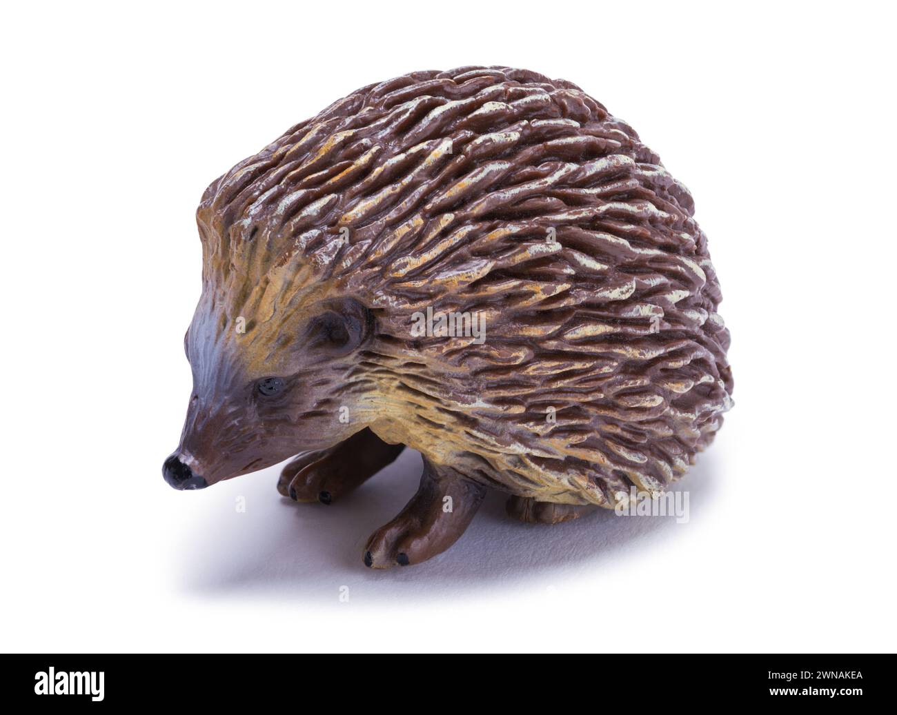 Plastic Hedgehog Toy Cut Out on White Stock Photo - Alamy