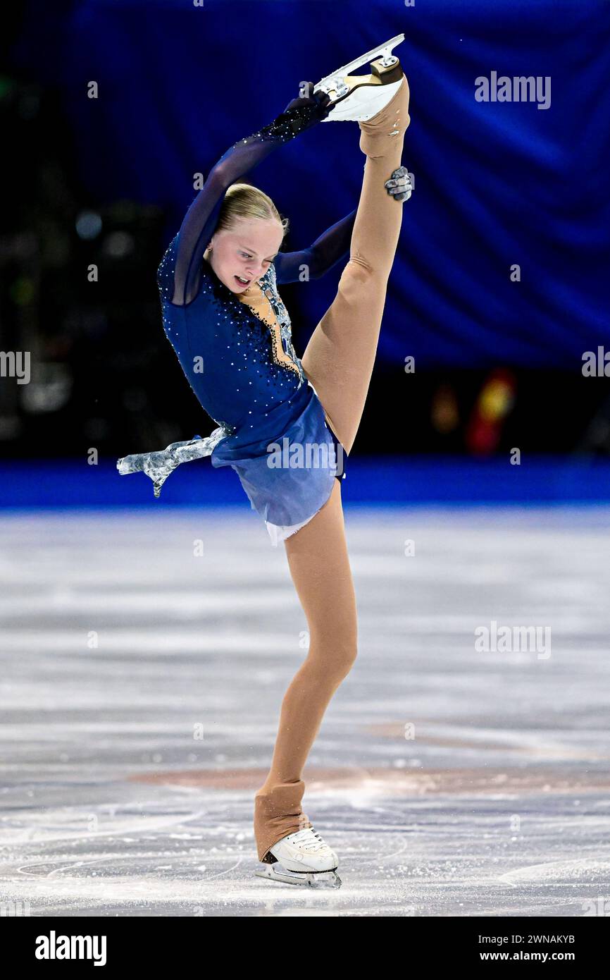 Jana HORCICKOVA (CZE), during Junior Women Free Skating, at the ISU ...