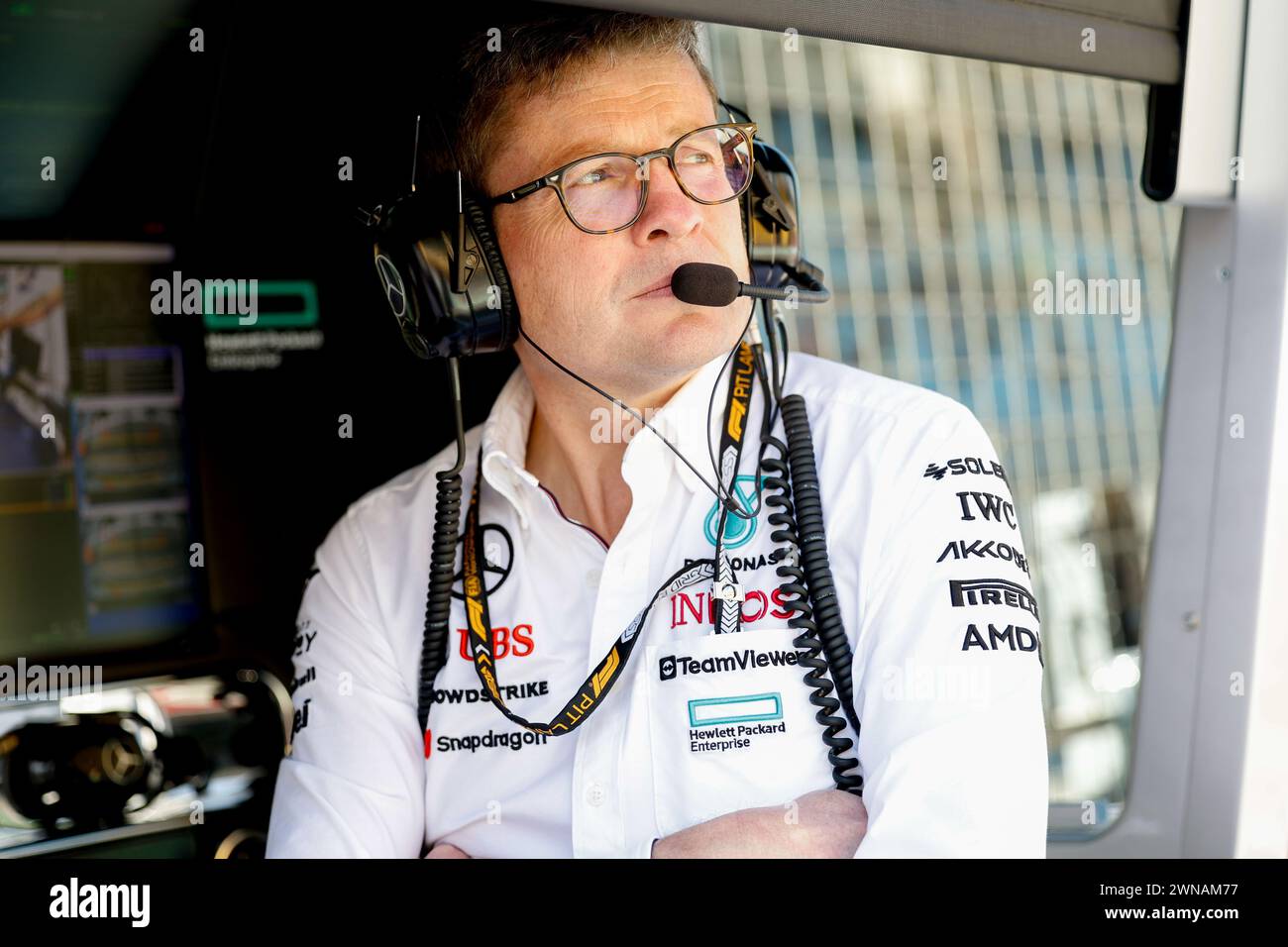 COLE Simon (gbr), Chief Engineer Trackside at Mercedes AMG F1 Team, portrait, during the Formula ...