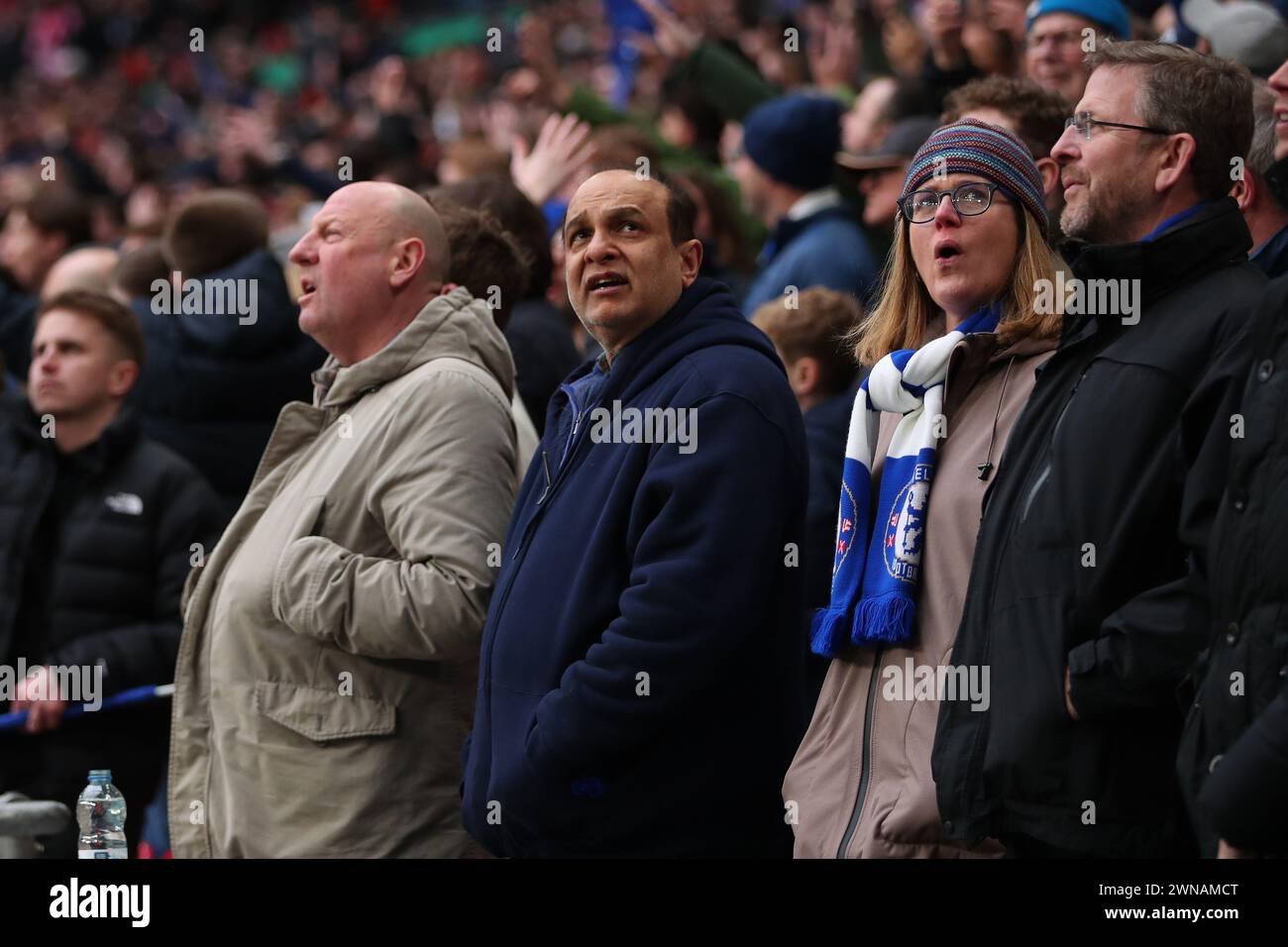 Chelsea fans - Chelsea v Liverpool, Carabao Cup Final, Wembley Stadium ...