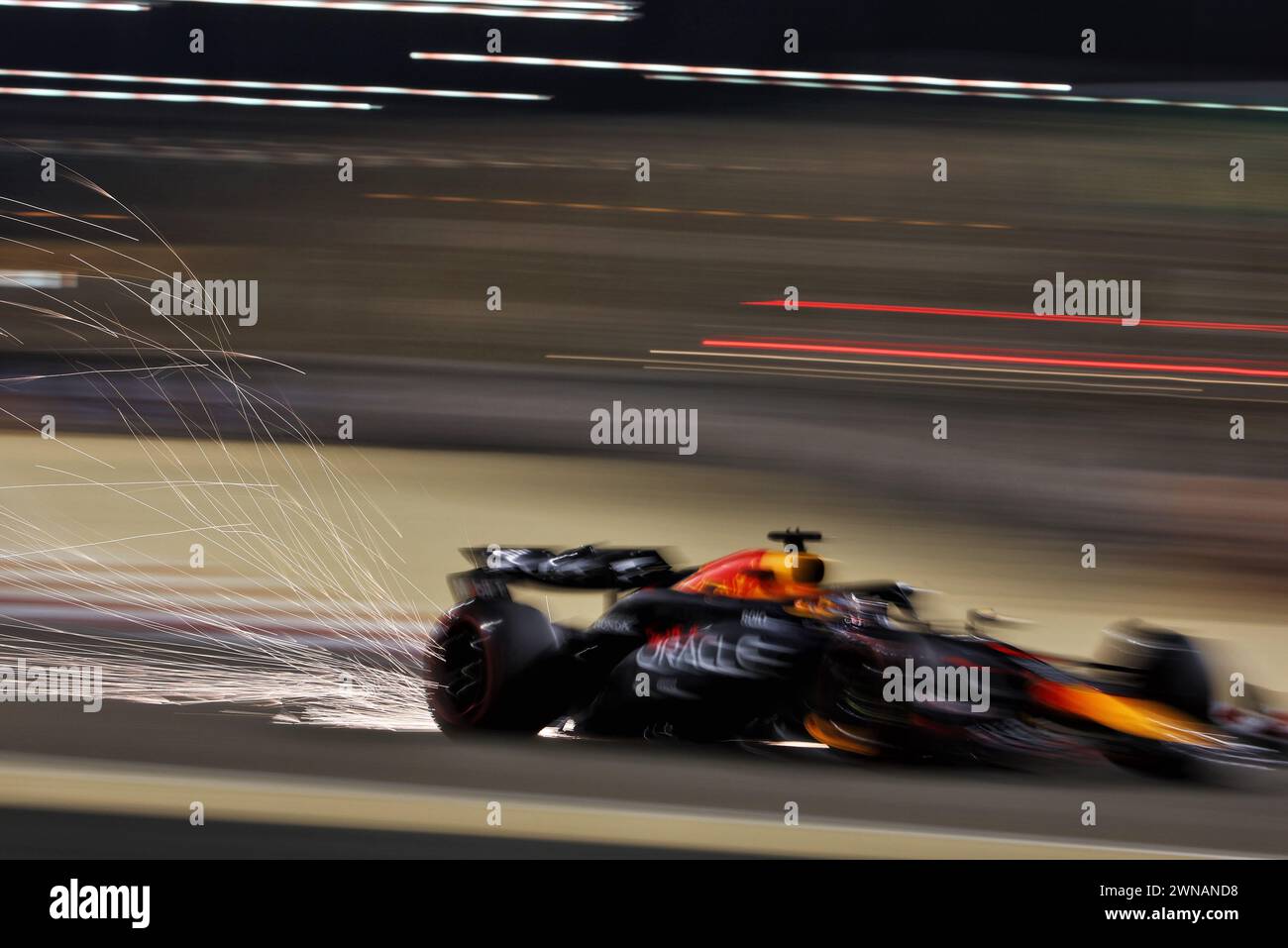 Sakhir, Bahrain. 01st Mar, 2024. Max Verstappen (NLD) Red Bull Racing ...