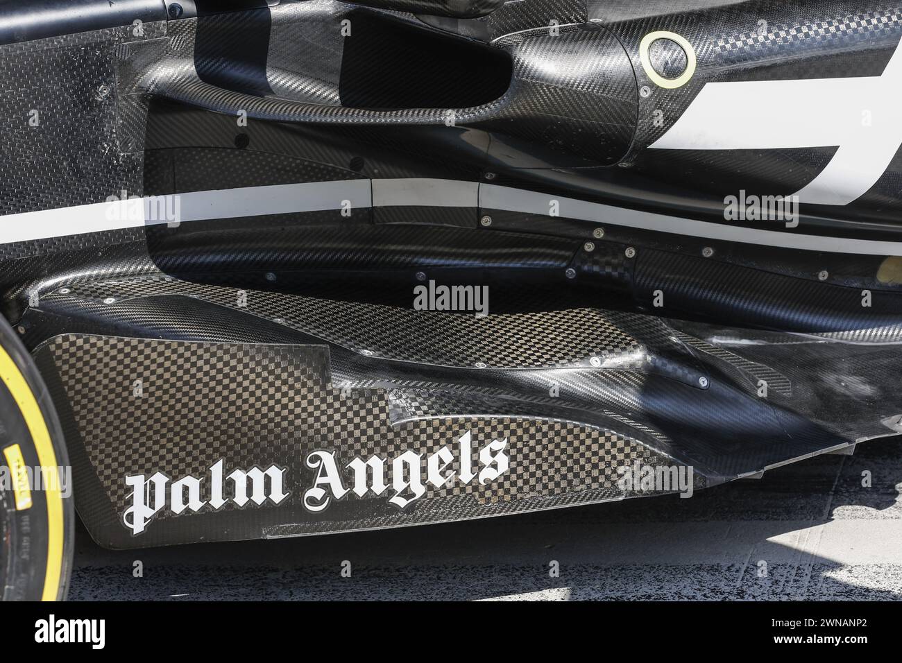 Haas F1 Team VF-24 Ferrari, Mechanical detail aerodynamism, aerodynamic ...