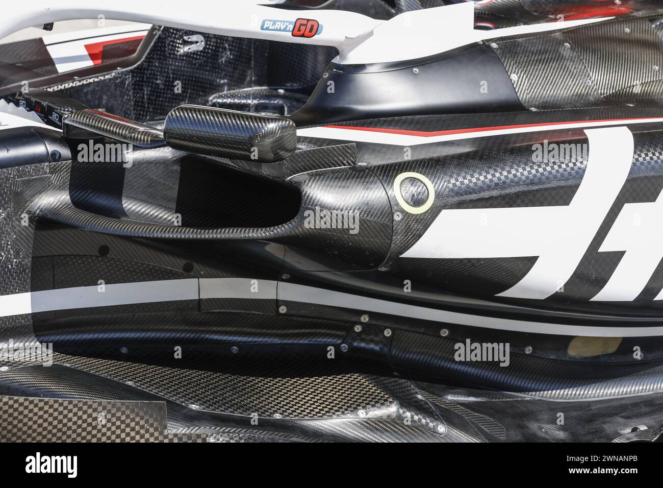 Haas F1 Team VF-24 Ferrari, Mechanical detail aerodynamism, aerodynamic ...