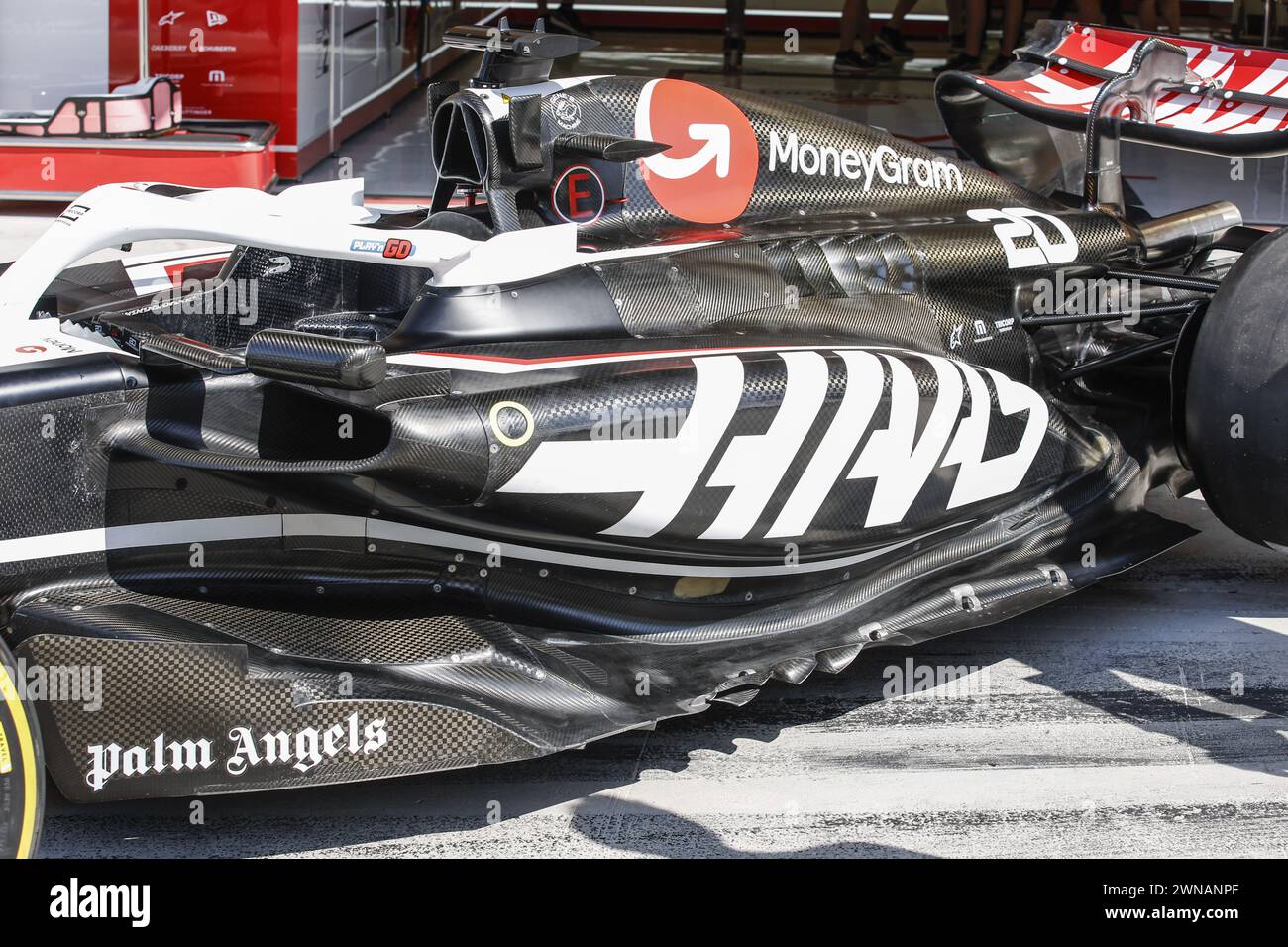 Haas F1 Team VF-24 Ferrari, Mechanical detail aerodynamism, aerodynamic ...
