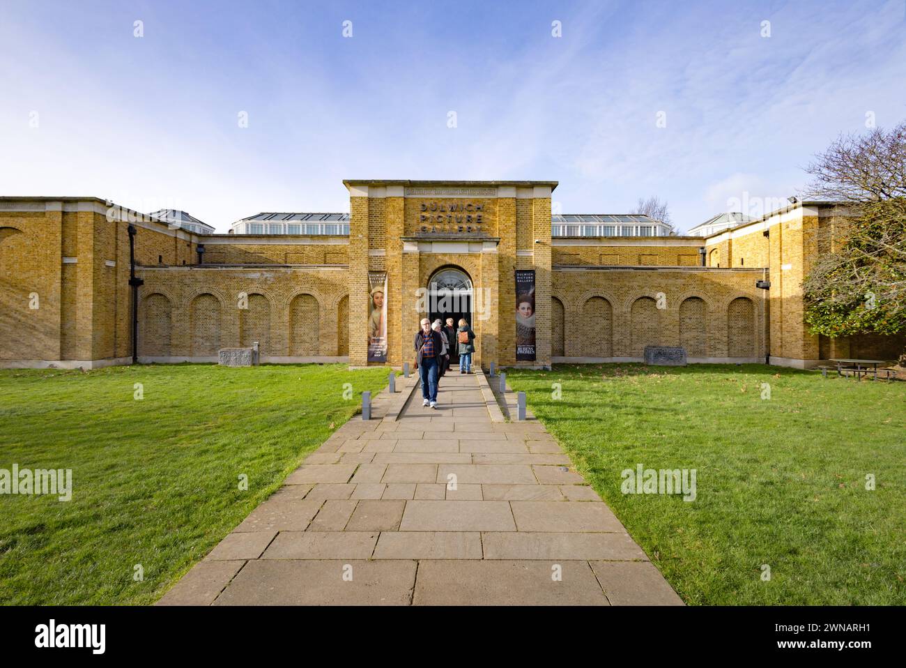 Exterior view Dulwich Picture Gallery; Dulwich London. An art Gallery ...