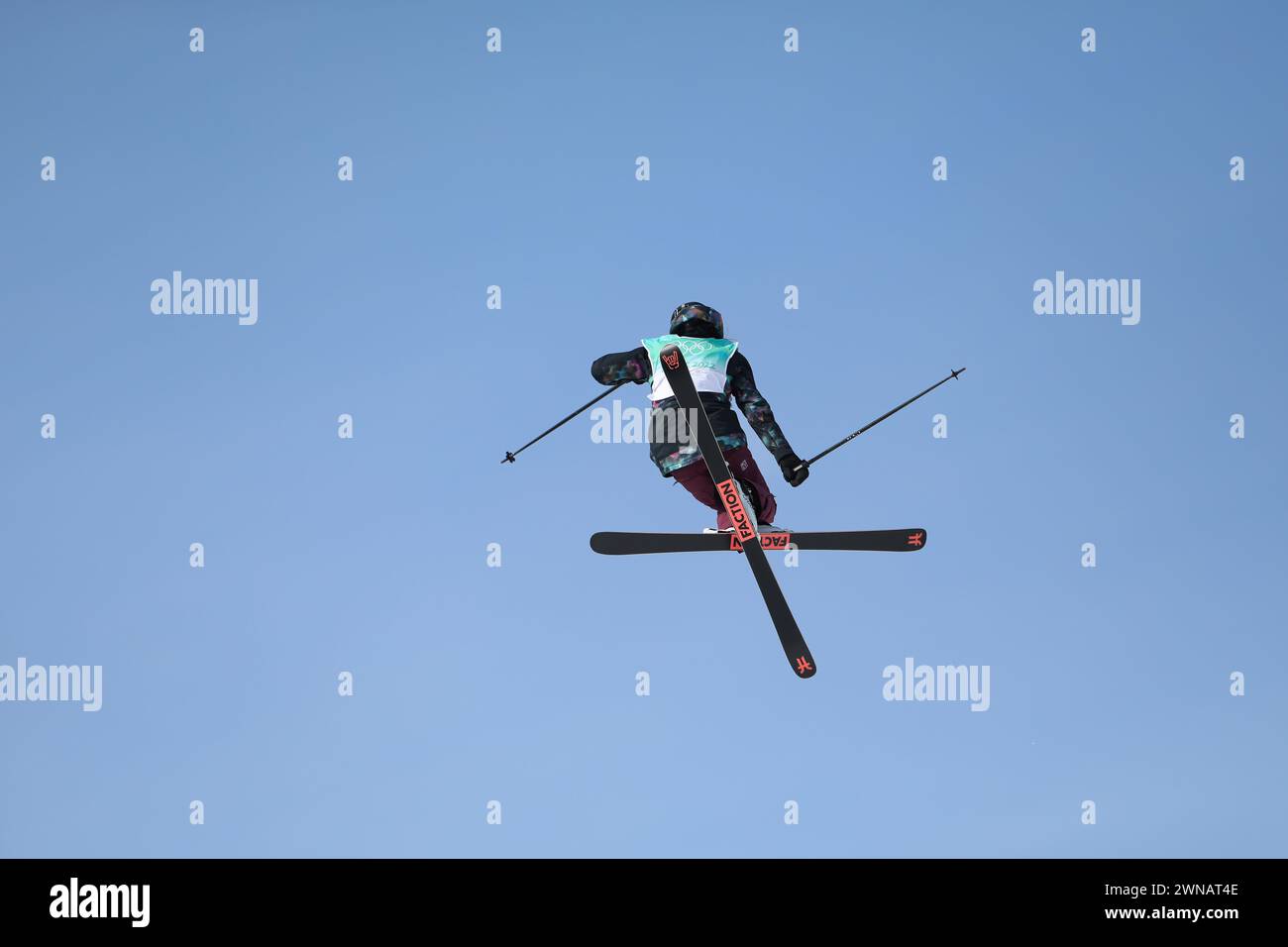 FEB 7, 2022 - Beijing, China: Kelly Sildaru of Estonia competes in the ...