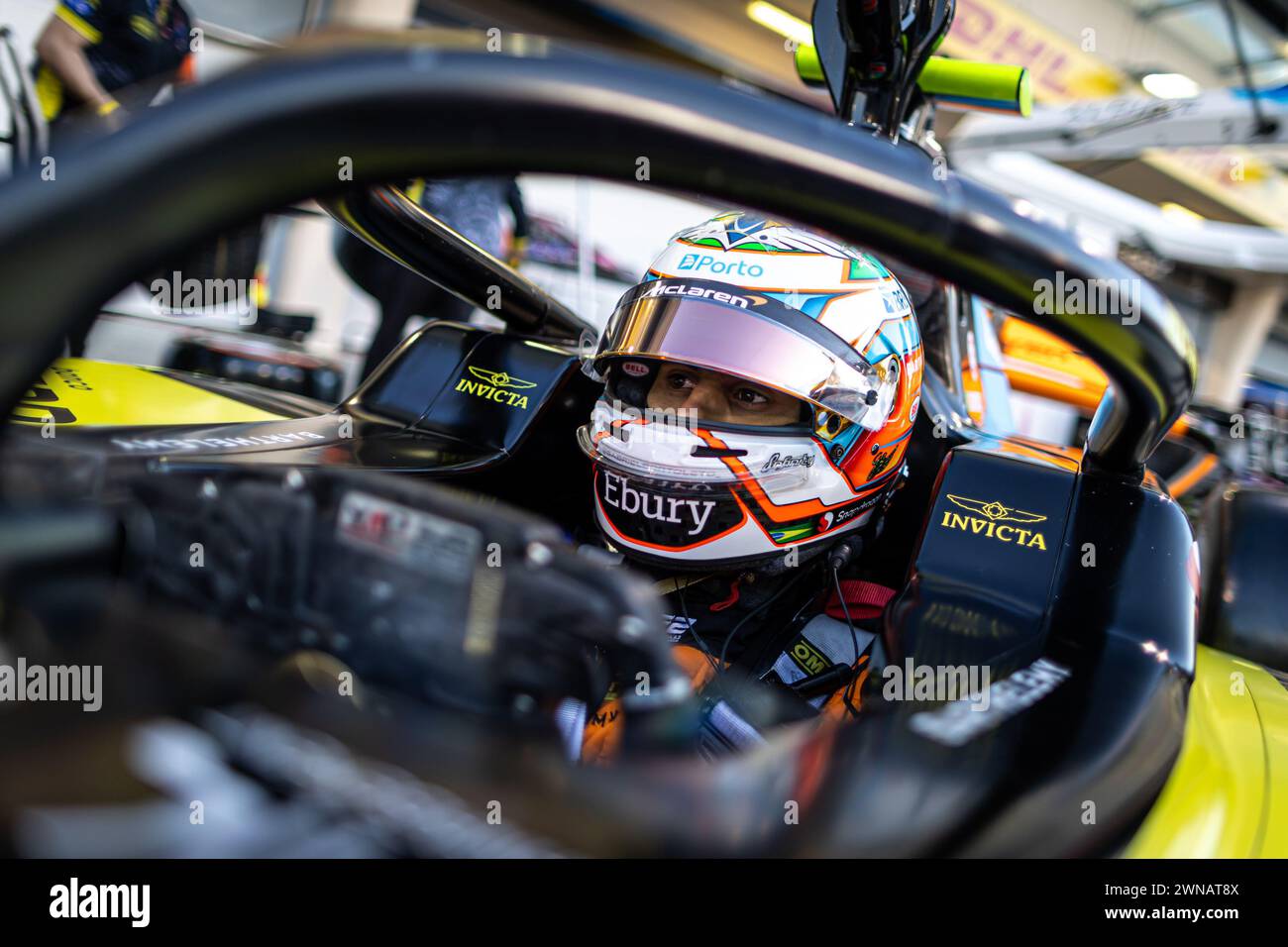 BORTOLETO Gabriel (bra), Invicta Racing, Dallara F2 2024, portrait ...