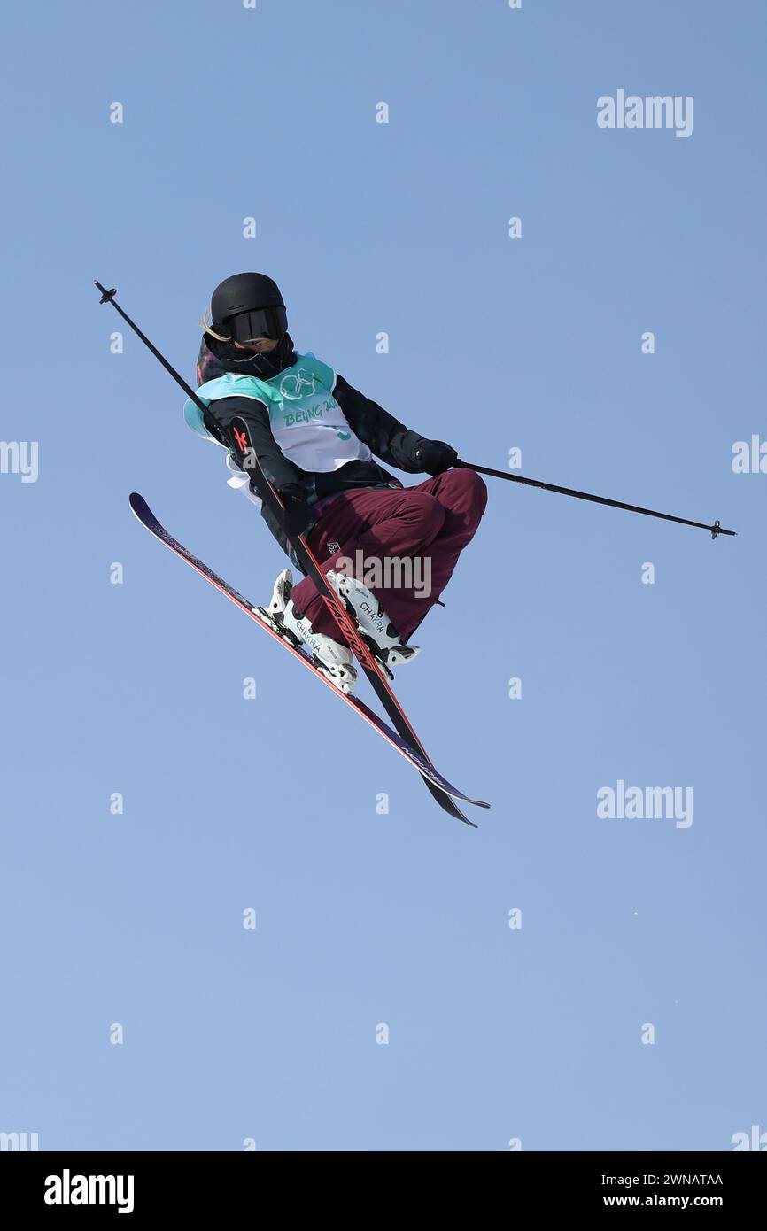 FEB 7, 2022 - Beijing, China: Kelly Sildaru of Estonia competes in the ...