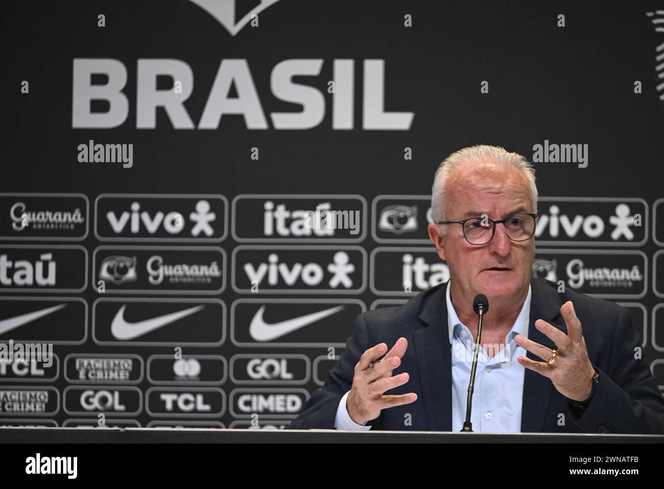 Rio de Janeiro-Brazil, March 1, 2024 Coach of the Brazilian football ...