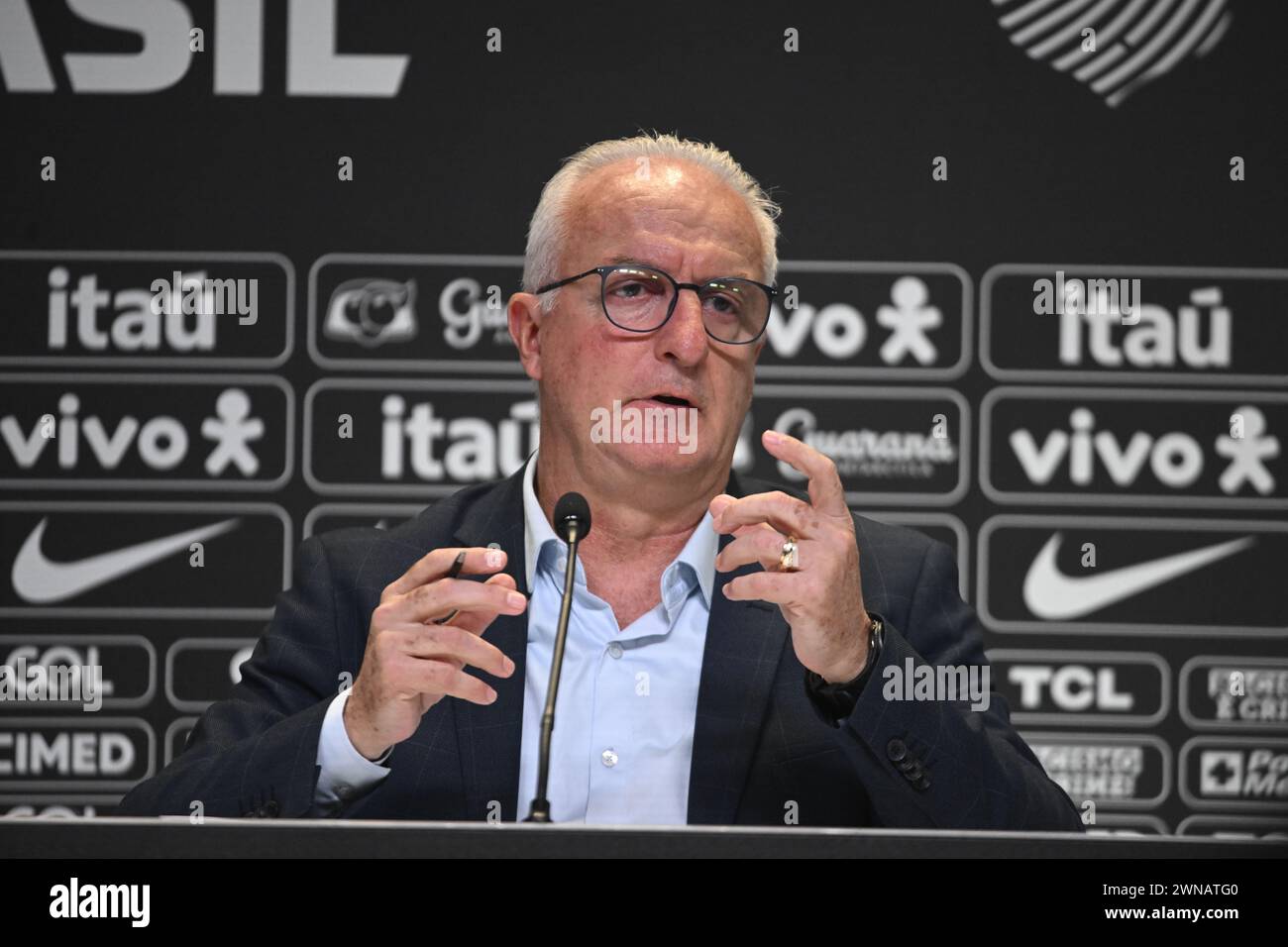 Rio de Janeiro-Brazil, March 1, 2024 Coach of the Brazilian football ...