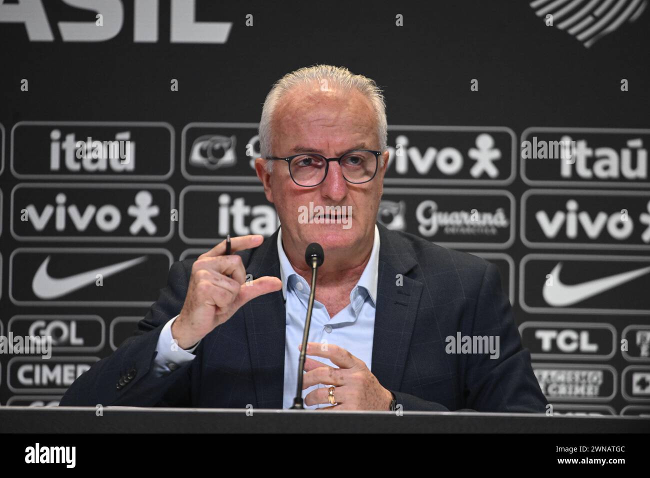 Rio de Janeiro-Brazil, March 1, 2024 Coach of the Brazilian football ...