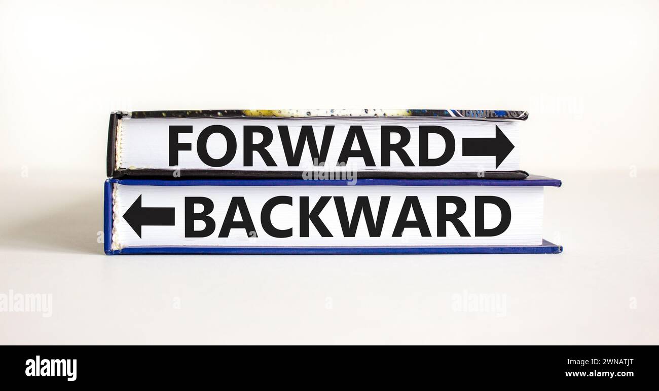 Forward or backward symbol. Concept word Forward or Backward on ...