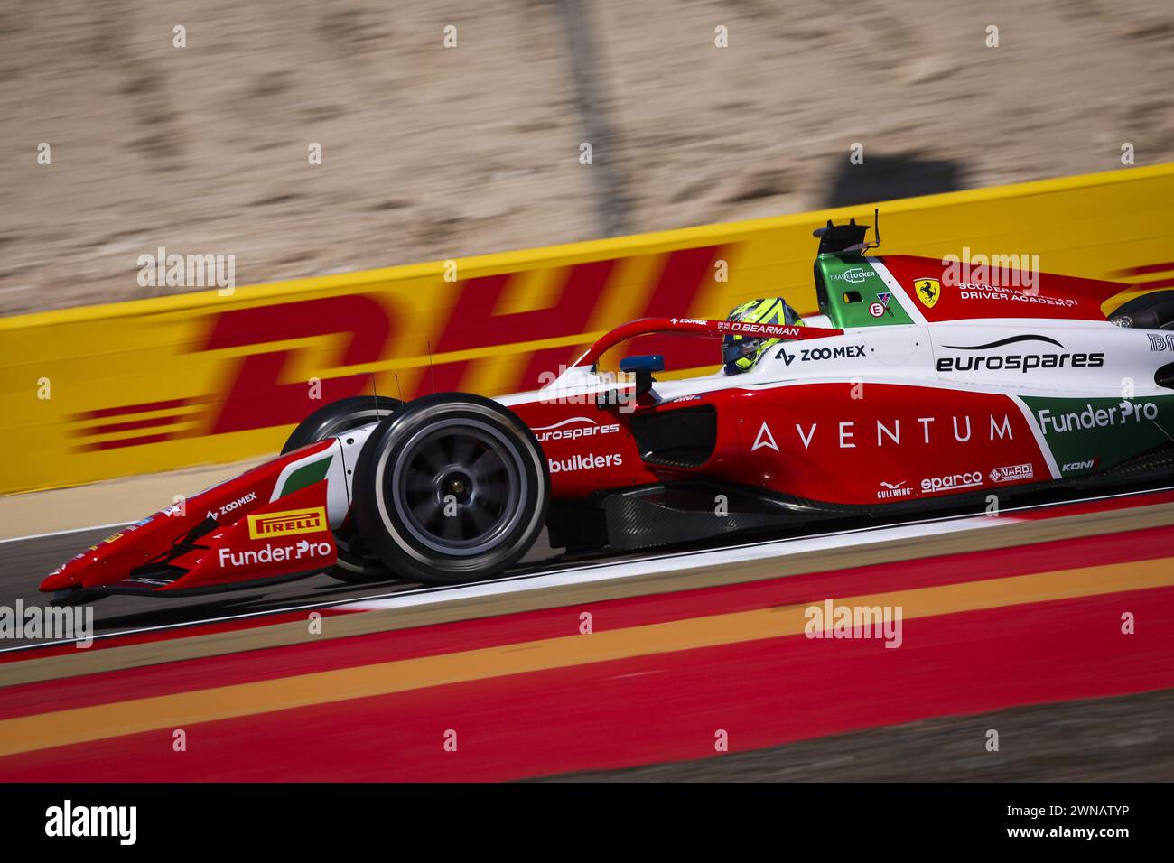 03 BEARMAN Oliver (gbr), Prema Racing, Dallara F2 2024, action during ...