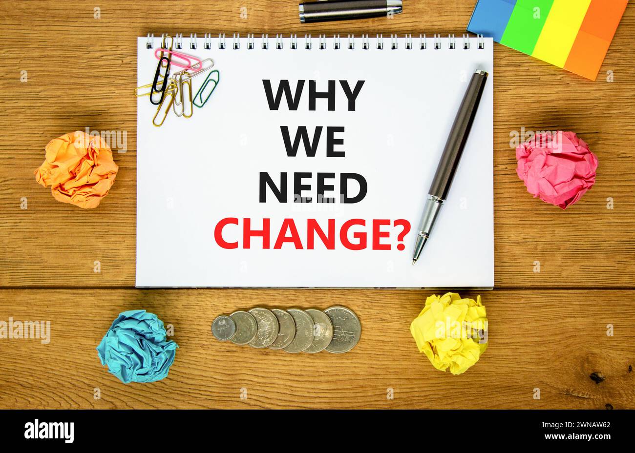 Why we need change symbol. Concept words Why we need change on ...