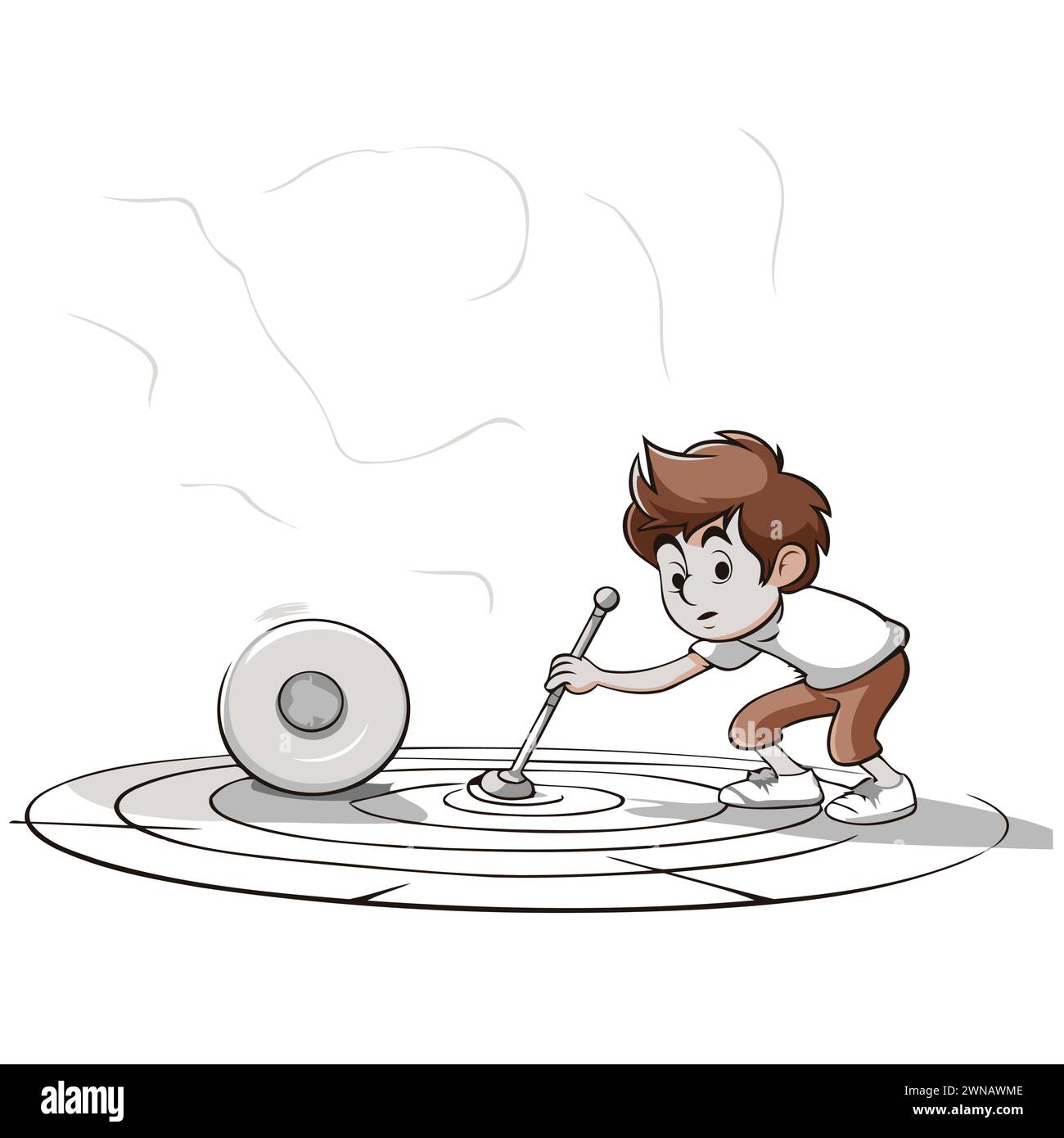 Boy spinning Cut Out Stock Images & Pictures - Alamy