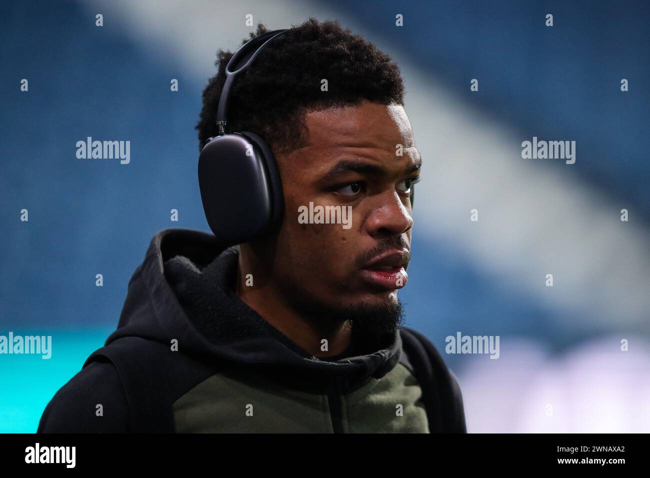 Grady Diangana of West Bromwich Albion arrives ahead of the Sky Bet ...