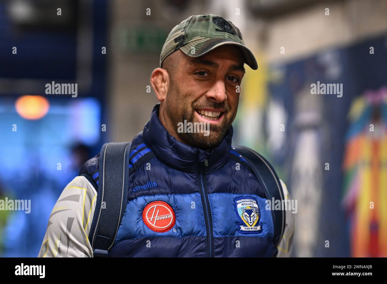Paul Vaughan of Warrington Wolves during the Betfred Super League Round ...