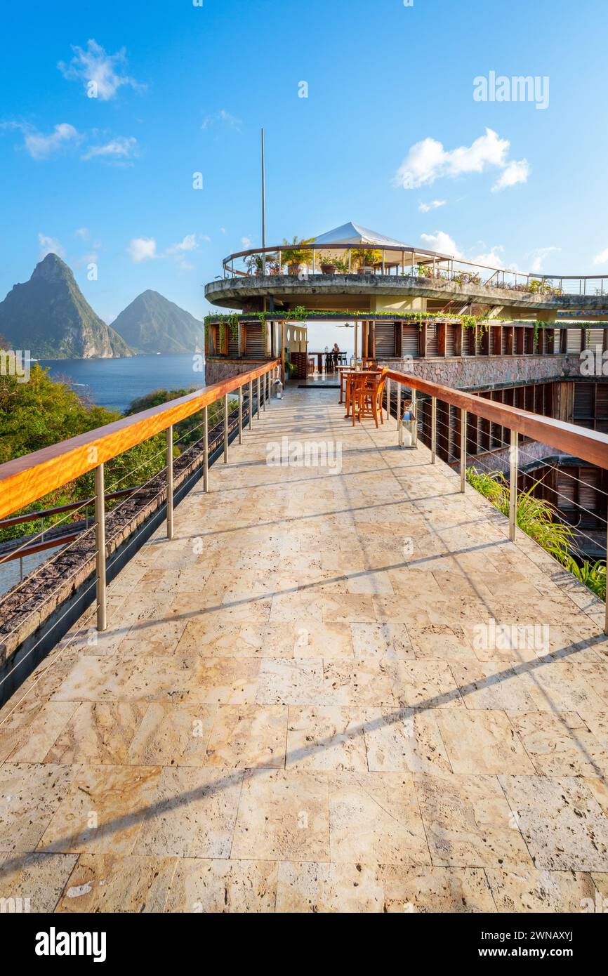 Jade mountain hotel st lucia hi-res stock photography and images - Alamy