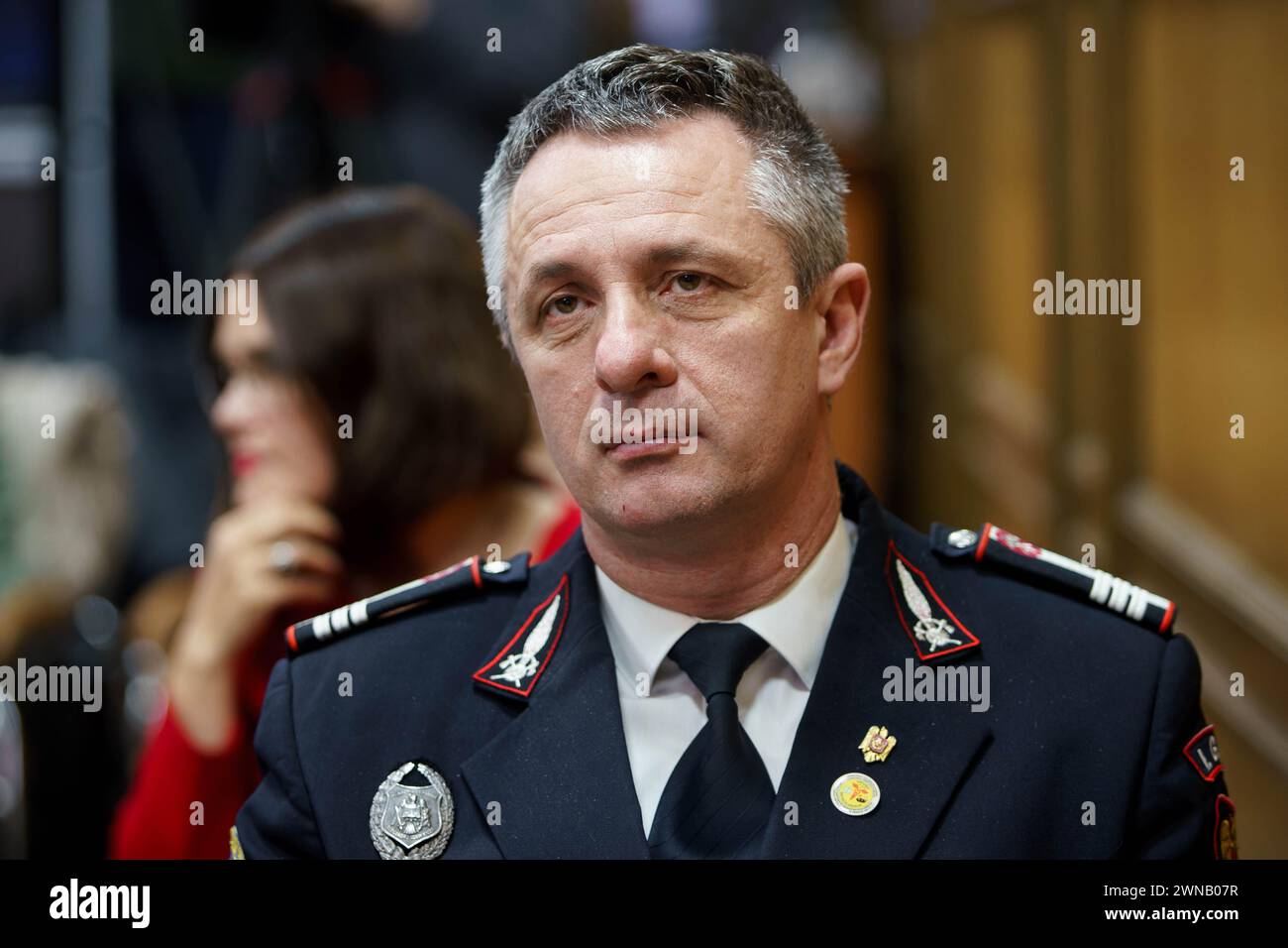 Bucharest, Romania - 1st Mar, 2024: Colonel Constantin Florea, first ...