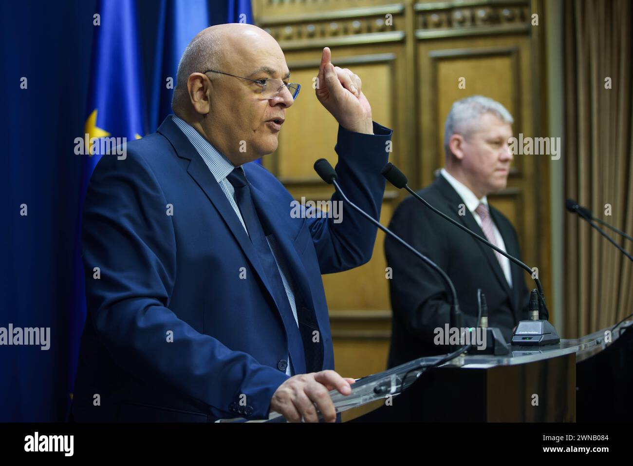 Bucharest, Romania - 1st Mar, 2024: Raed Arafat, Secretary of State in ...