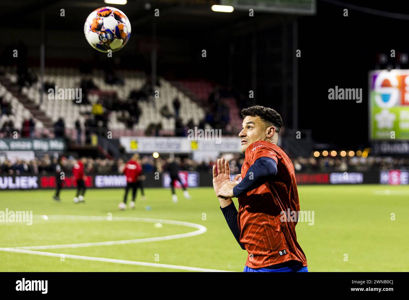 EMMEN - 01-03-2024. Stadium De Oude Meerdijk. Keuken Kampioen Divisie, KKD. Season 2023-2024 ...
