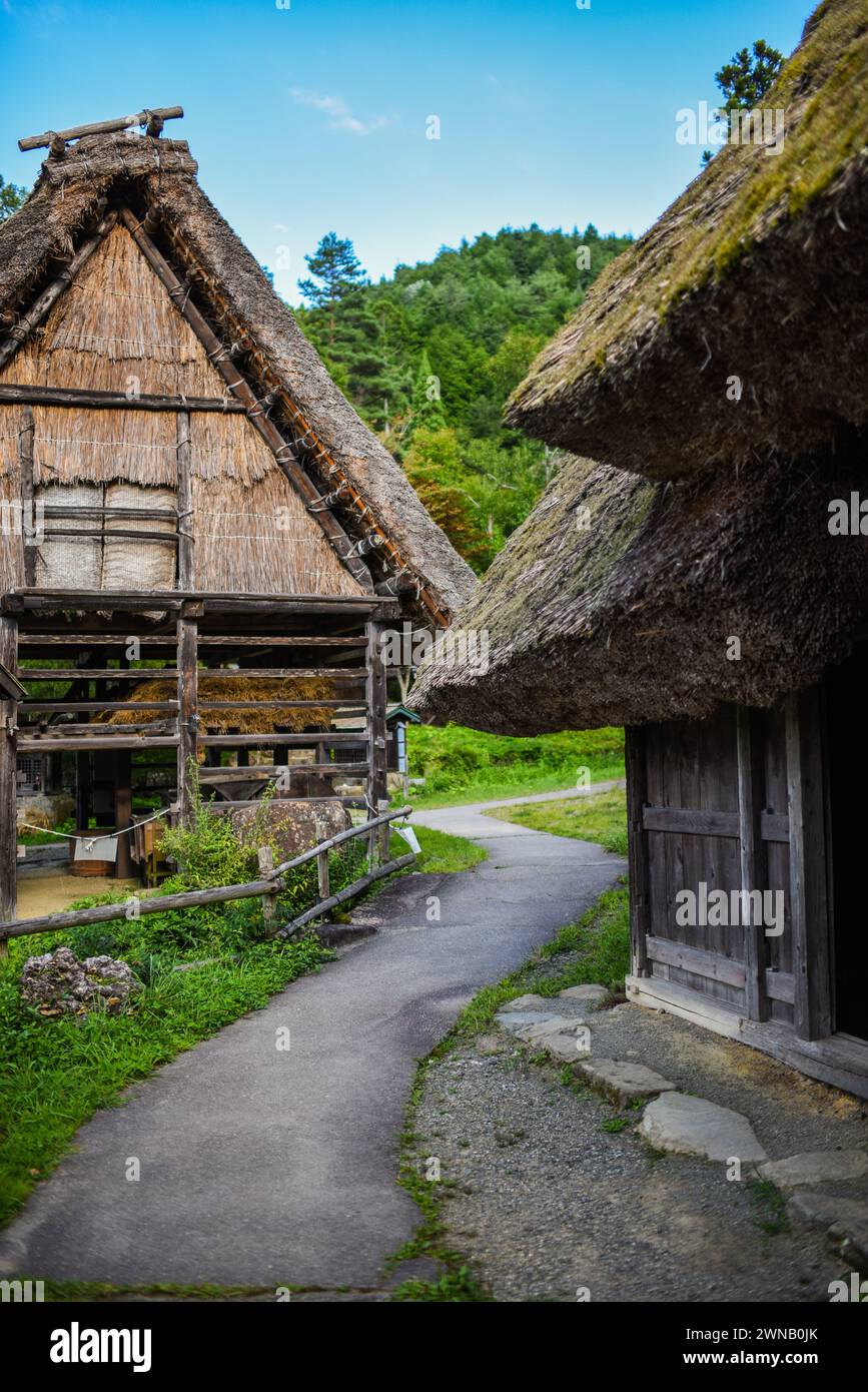 Hida Folk Village, Hida no Sato open-air museum in Takayama, Japan ...
