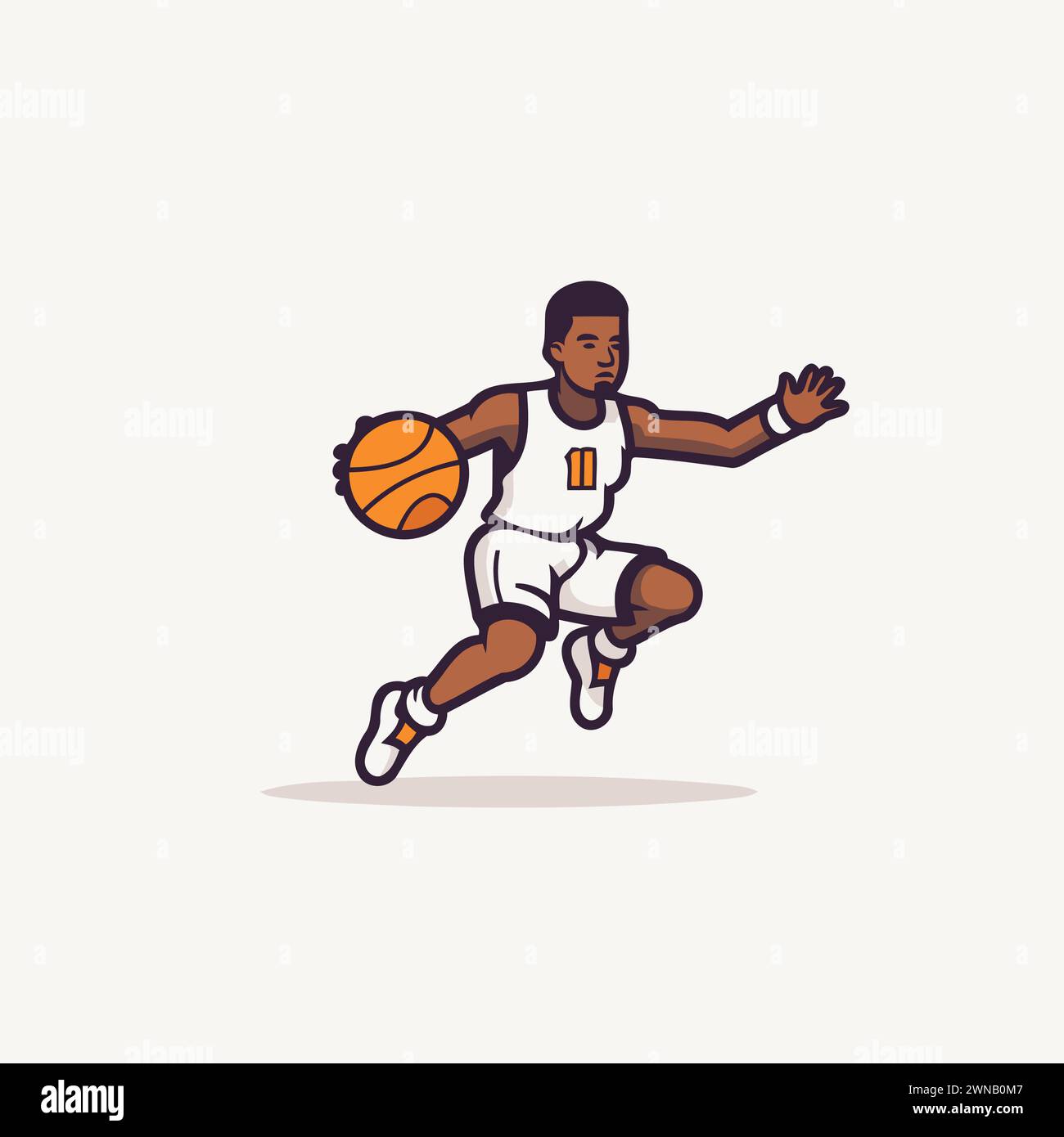 African american basketball Stock Vector Images - Alamy