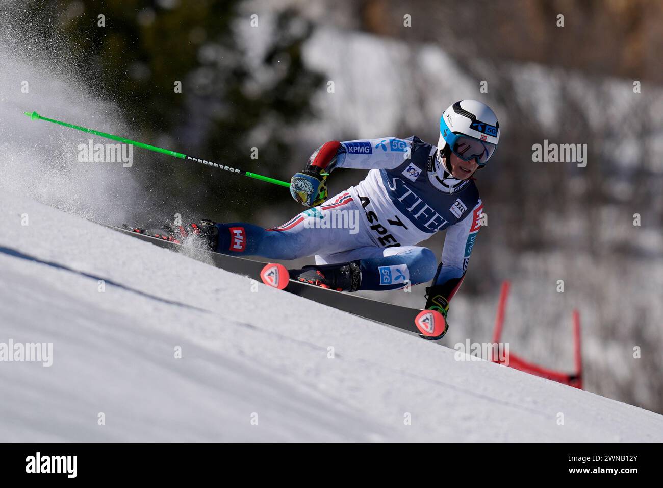 Norway's Alexander Steen Olsen competes during a men's World Cup giant ...