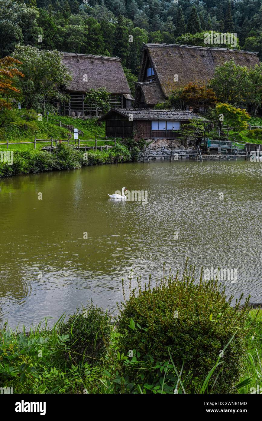 Hida Folk Village, Hida no Sato open-air museum in Takayama, Japan ...