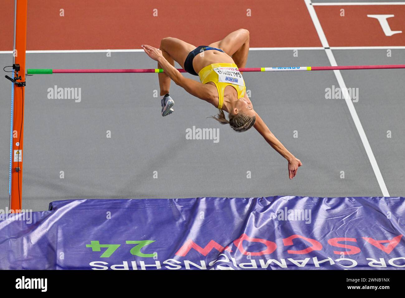 Glasgow, Scotland, UK. 01st Mar, 2024. Bianca SALMING (SWE) in the ...