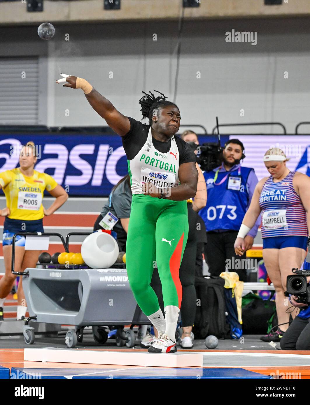 Glasgow, Scotland, UK. 01st Mar, 2024. Jessica INCHUDE (POR) in the ...