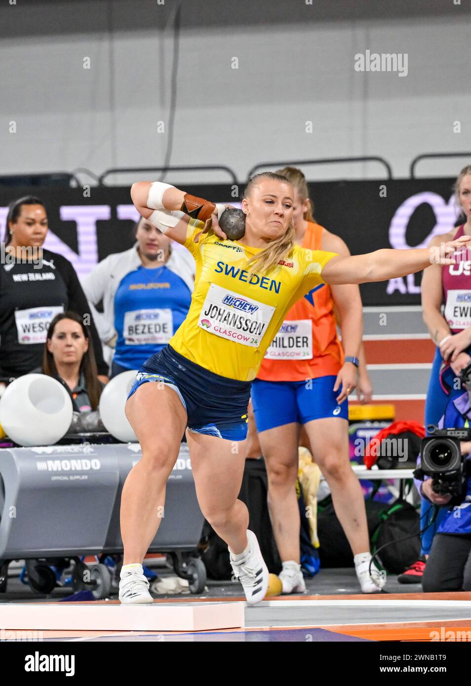 Glasgow, Scotland, UK. 01st Mar, 2024. Axelina JOHANSSON (SWE) in the ...