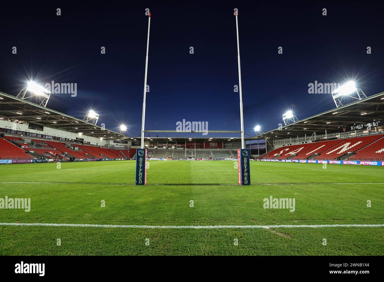 A general view of The Totally Wicked Stadium during the Betfred Super ...