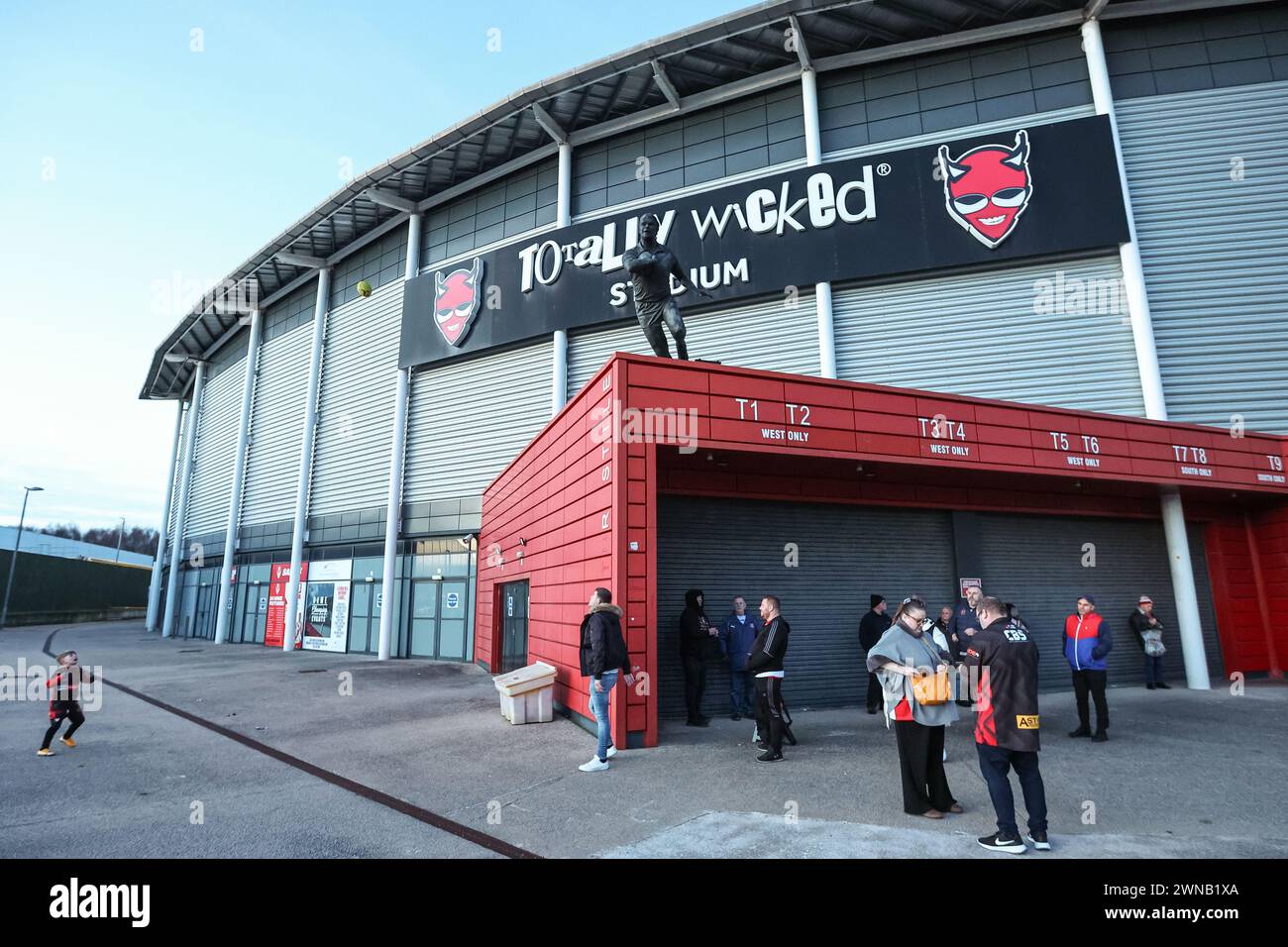 A general view of The Totally Wicked Stadium during the Betfred Super ...