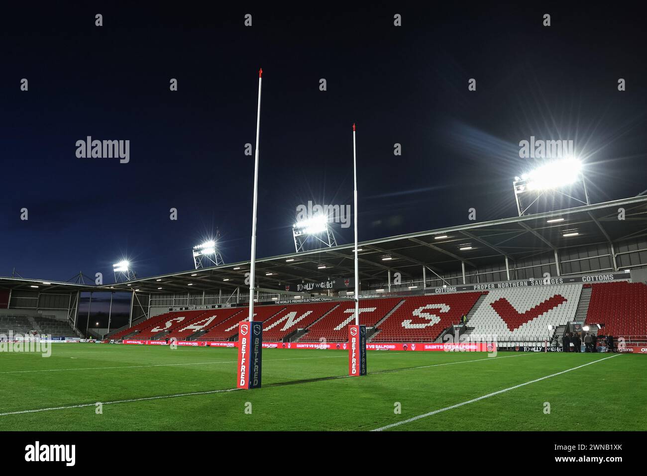 A general view of The Totally Wicked Stadium during the Betfred Super ...