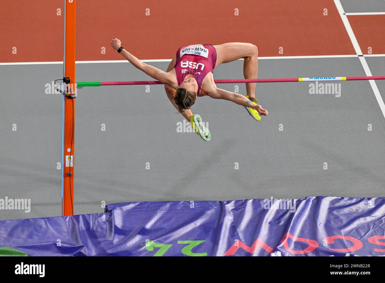 Glasgow, Scotland, UK. 01st Mar, 2024. Chari HAWKINS (USA) in the ...