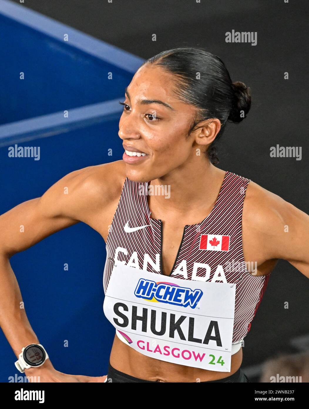Glasgow, Scotland, UK. 01st Mar, 2024. Jazz SHUKLA (CAN) after her ...