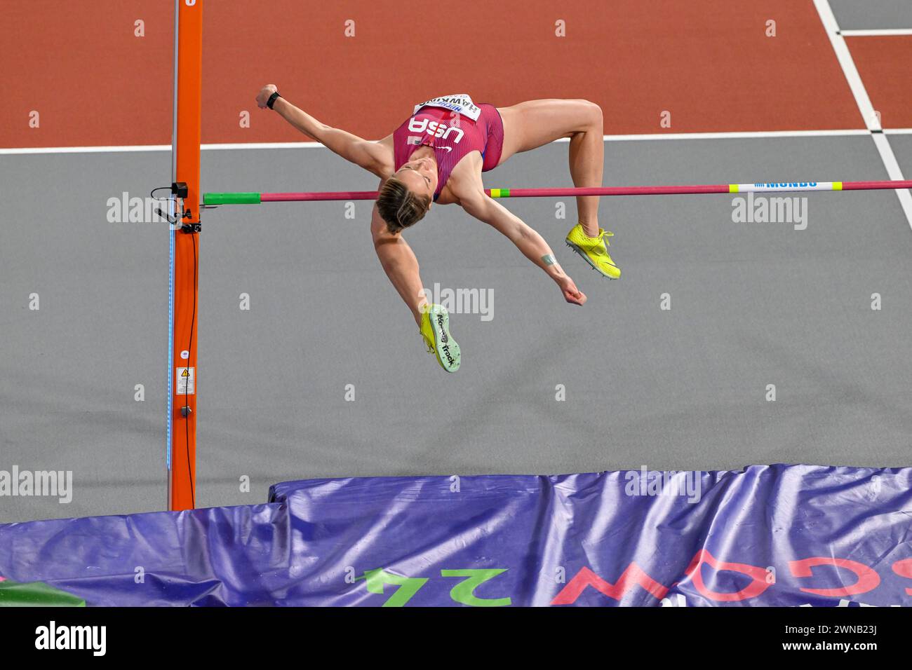 Glasgow, Scotland, UK. 01st Mar, 2024. Chari HAWKINS (USA) in the ...