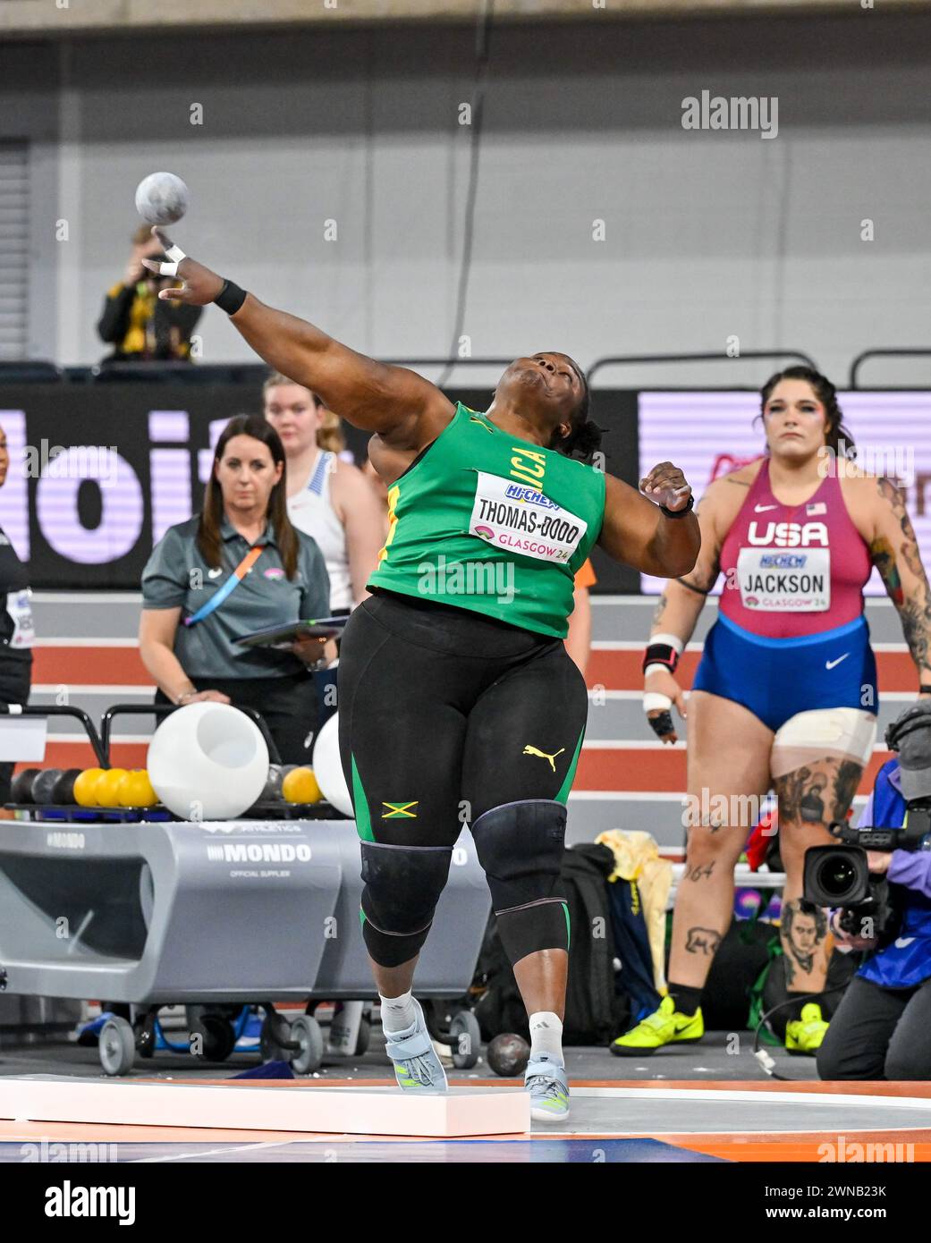 Glasgow, Scotland, UK. 01st Mar, 2024. Danniel THOMAS-DODD (JAM) in the ...