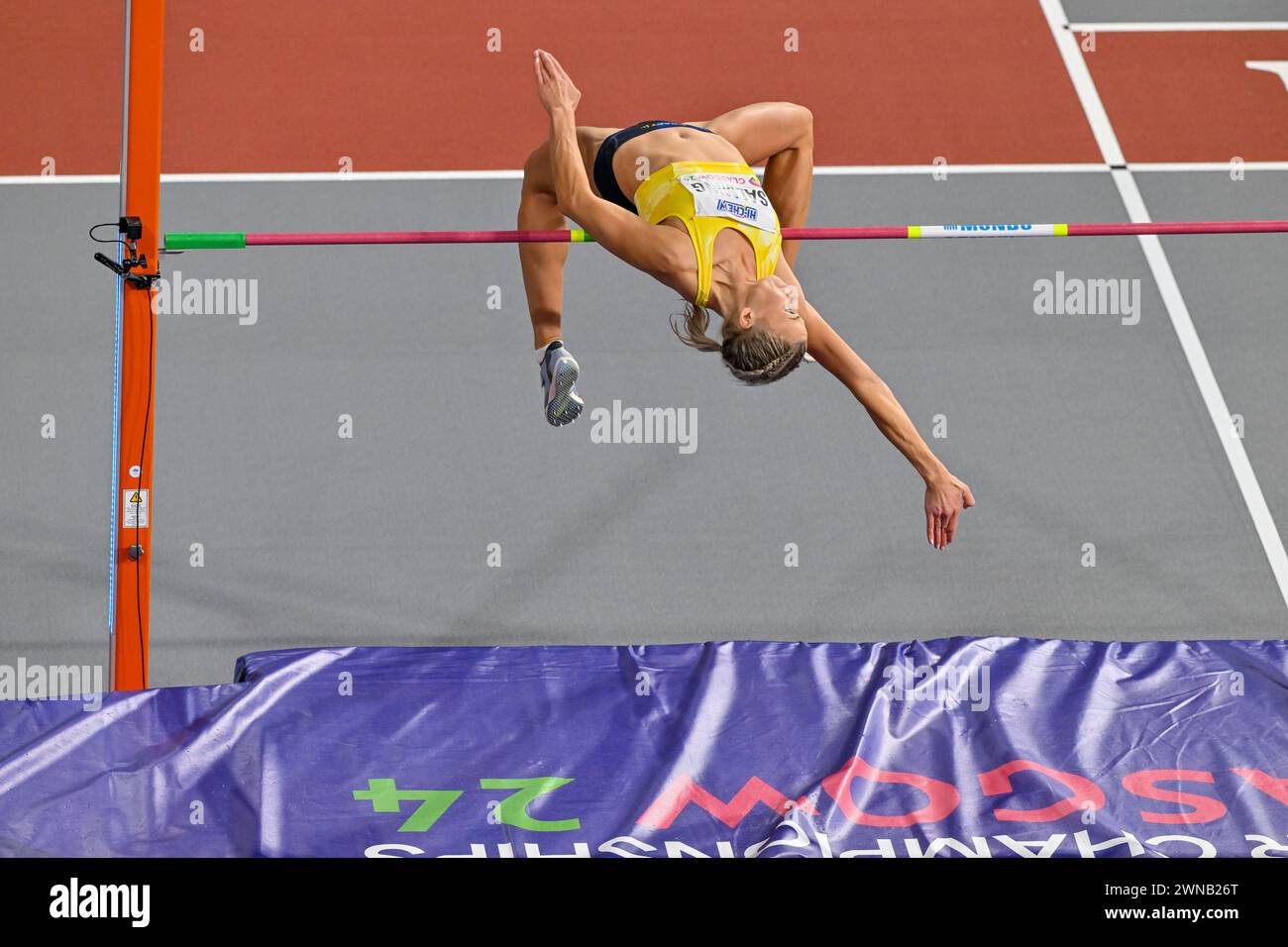 Glasgow, Scotland, UK. 01st Mar, 2024. Bianca SALMING (SWE) in the ...