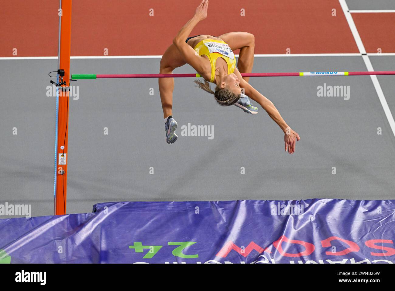 Glasgow, Scotland, UK. 01st Mar, 2024. Bianca SALMING (SWE) in the ...