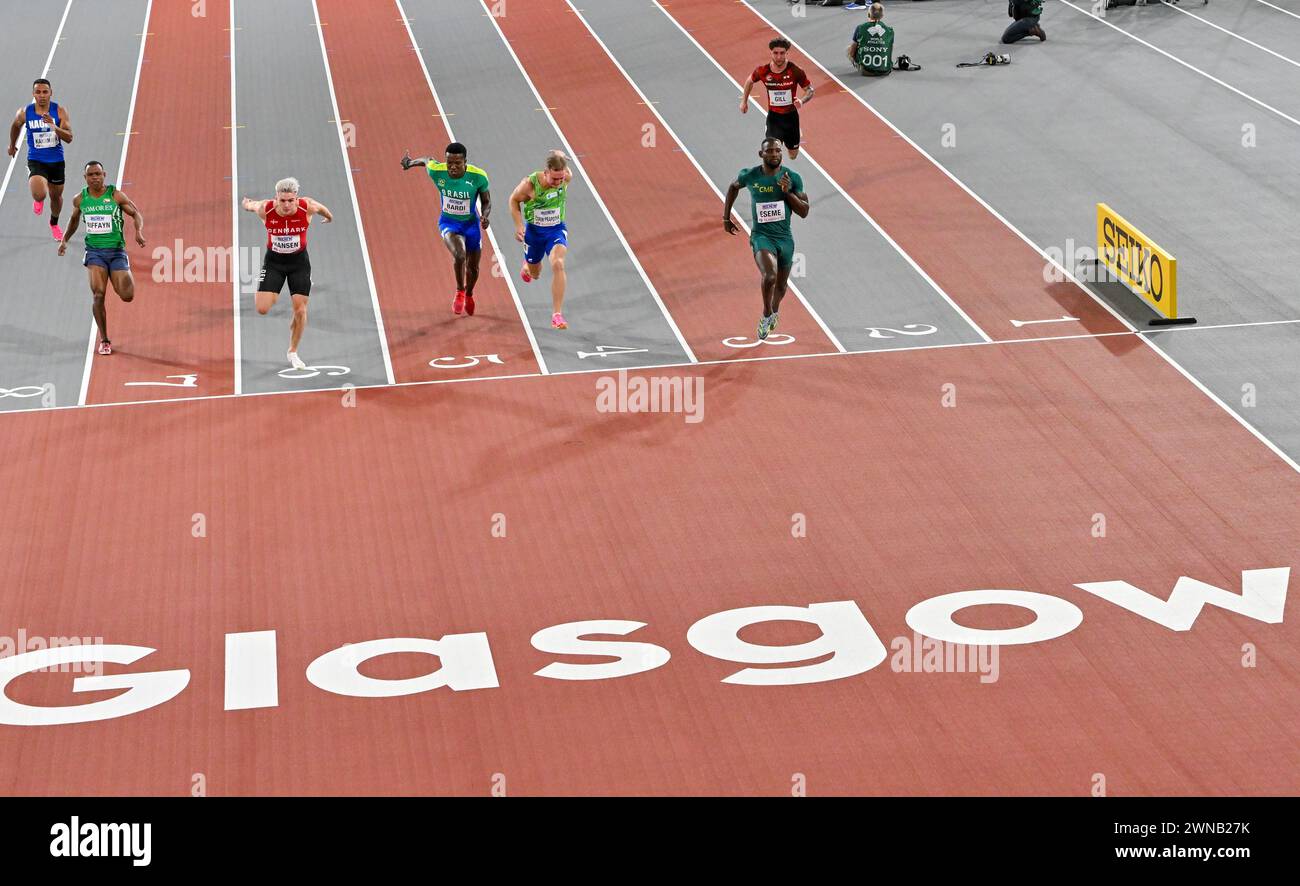 Glasgow, Scotland, UK. 01st Mar, 2024. Emmanuel ESEME (CMR) in the Mens ...