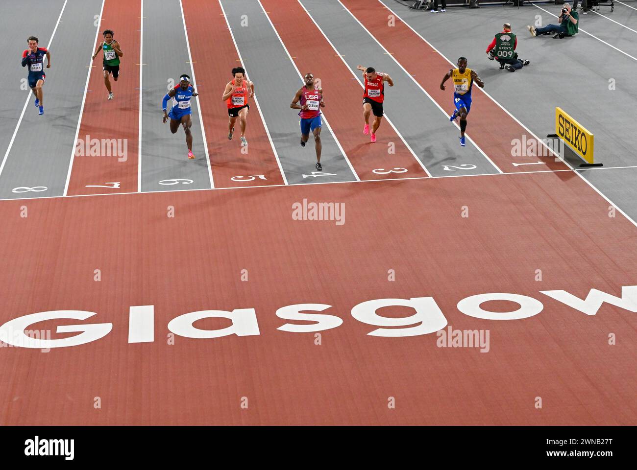 Glasgow, Scotland, UK. 01st Mar, 2024. Christian COLEMAN (USA) in the ...