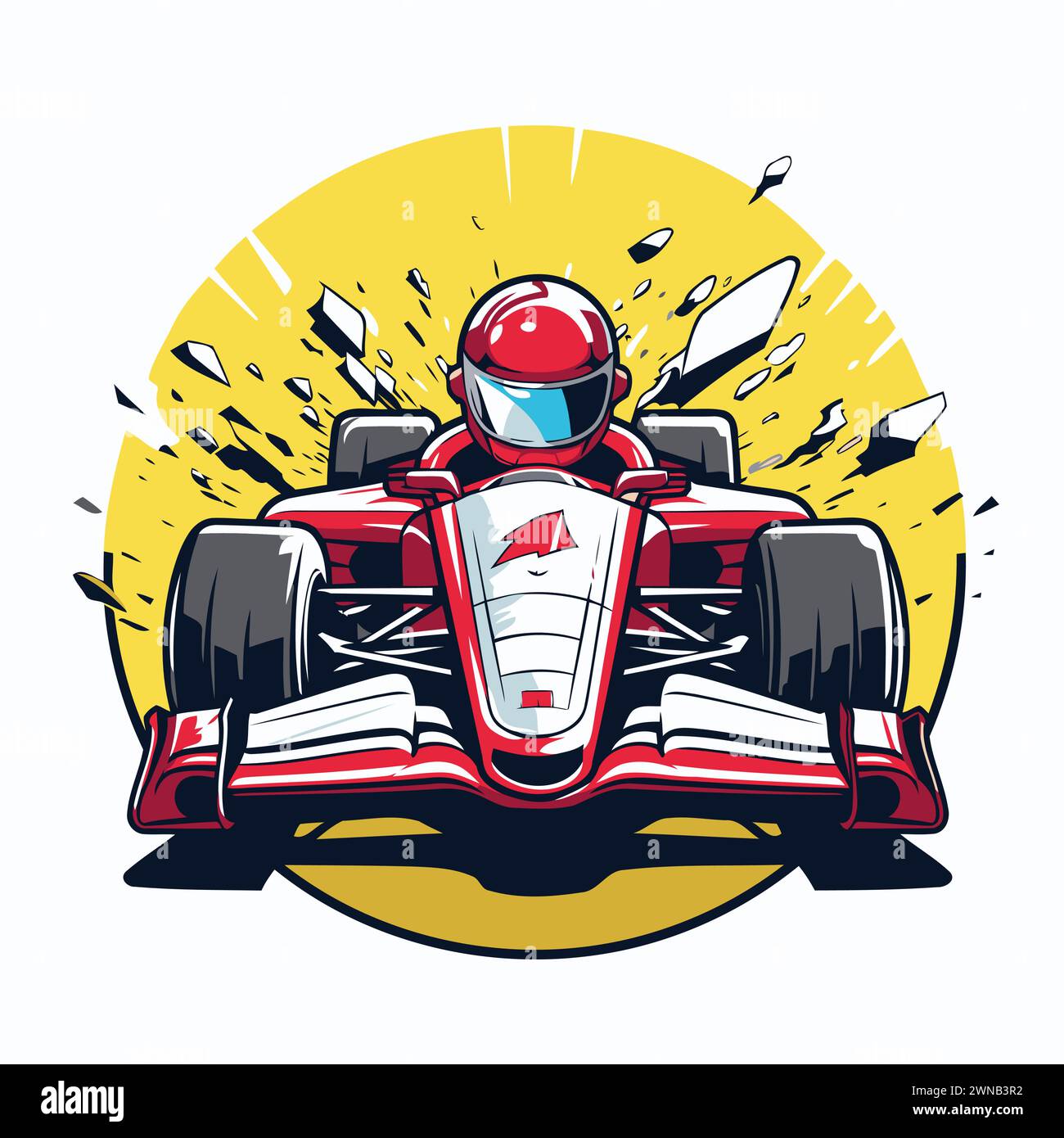 Motorized sport vector vectors Cut Out Stock Images & Pictures - Alamy